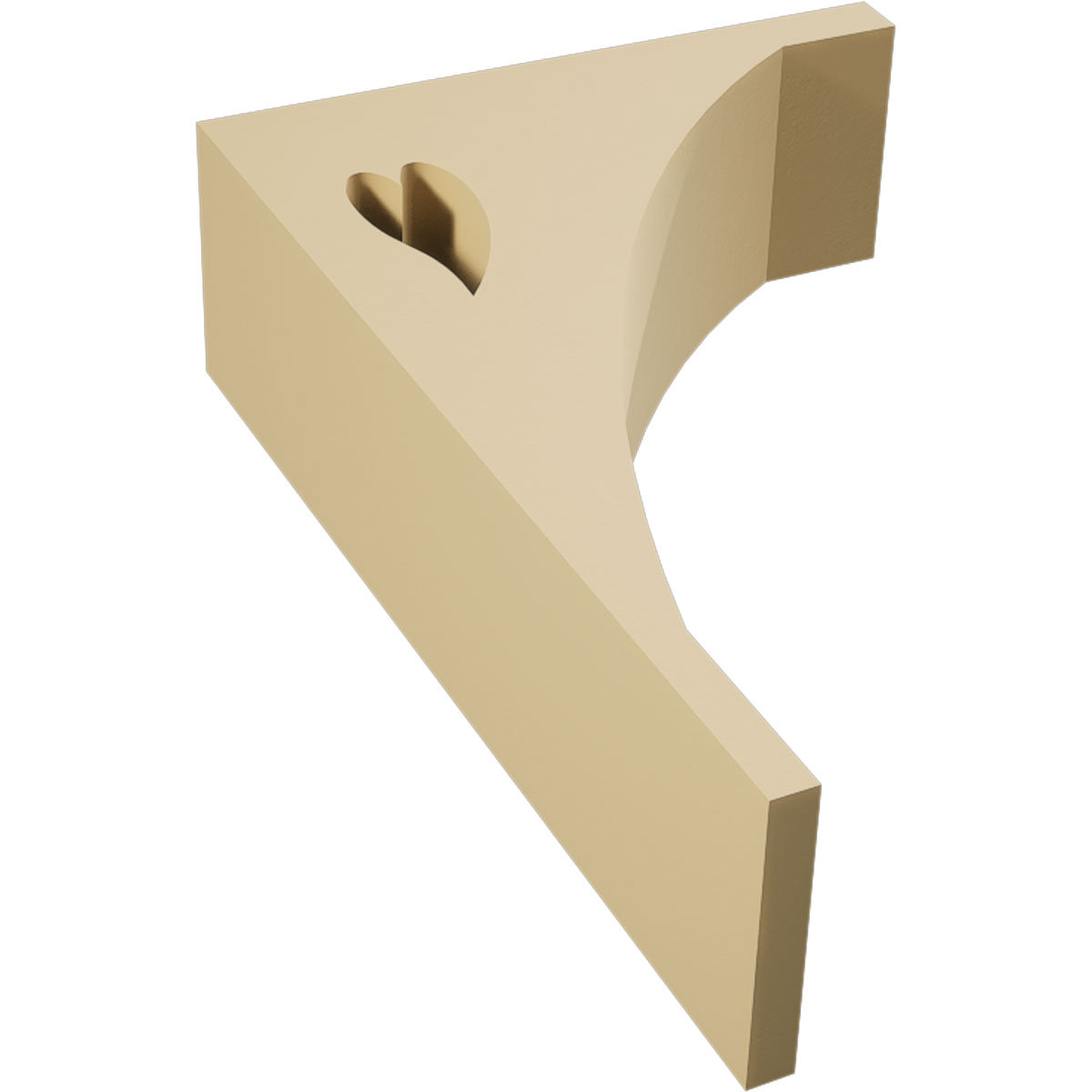 Ekena Millwork Winston Signature Urethane Bracket, Primed Tan | Wayfair