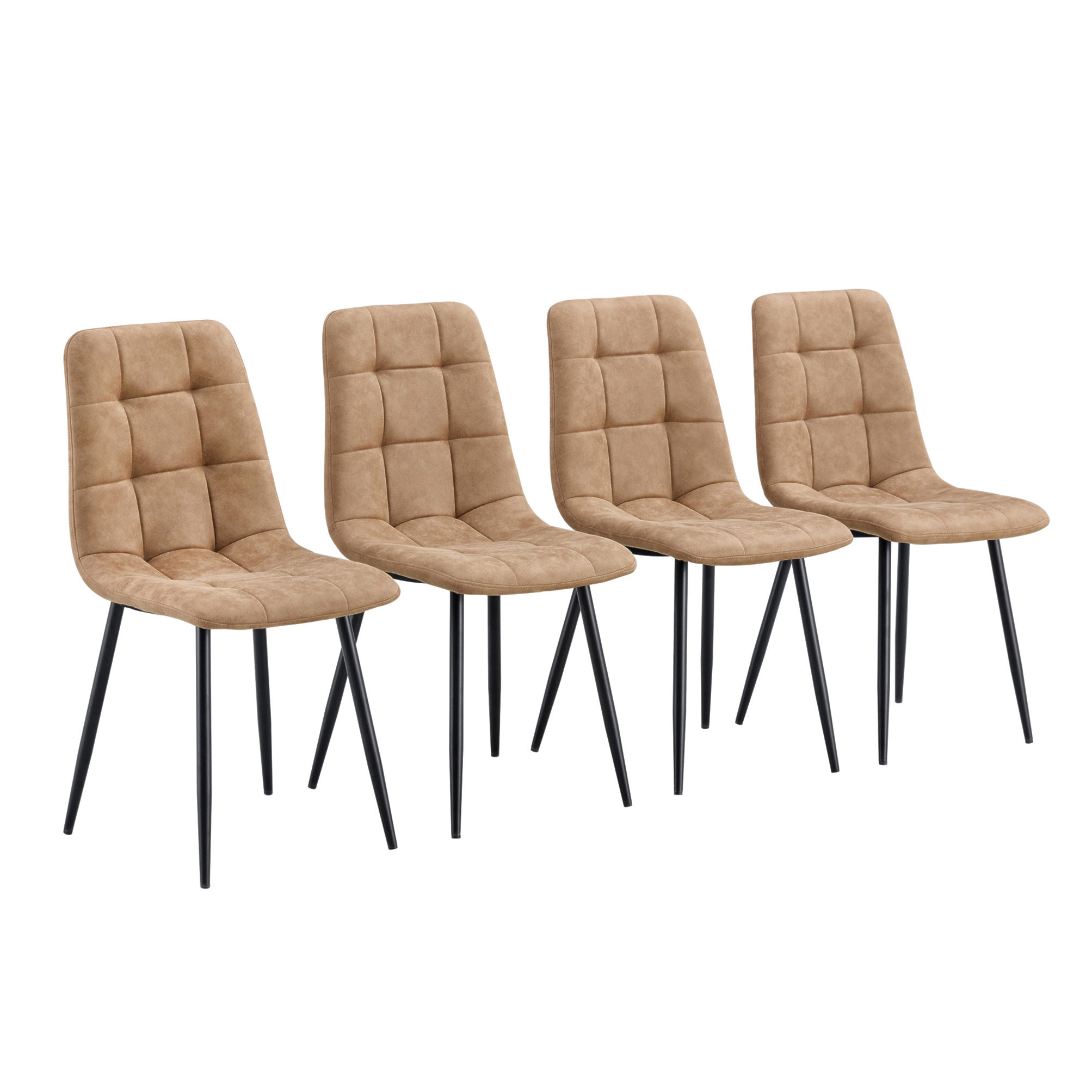 Corrigan Studio® Versatile Mid Century Modern Upholstered Dining Chairs ...