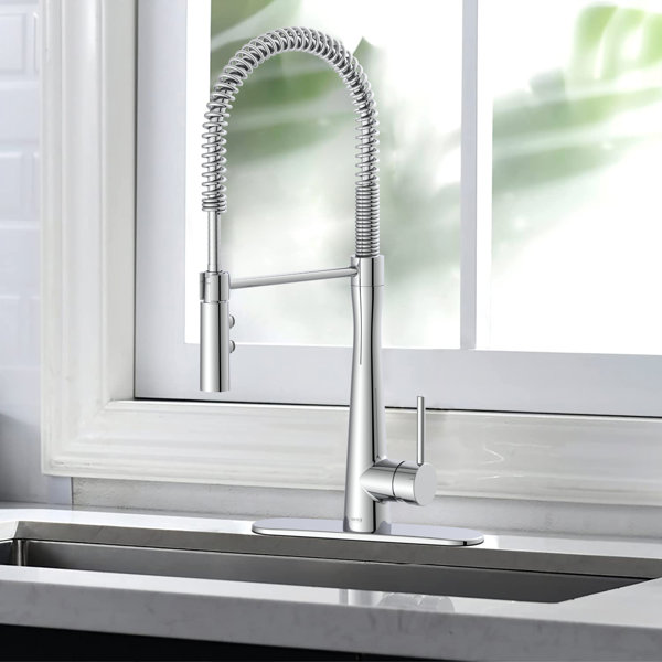 Vetta Pull Out Kitchen Faucet with Soap Dispenser - Wayfair Canada