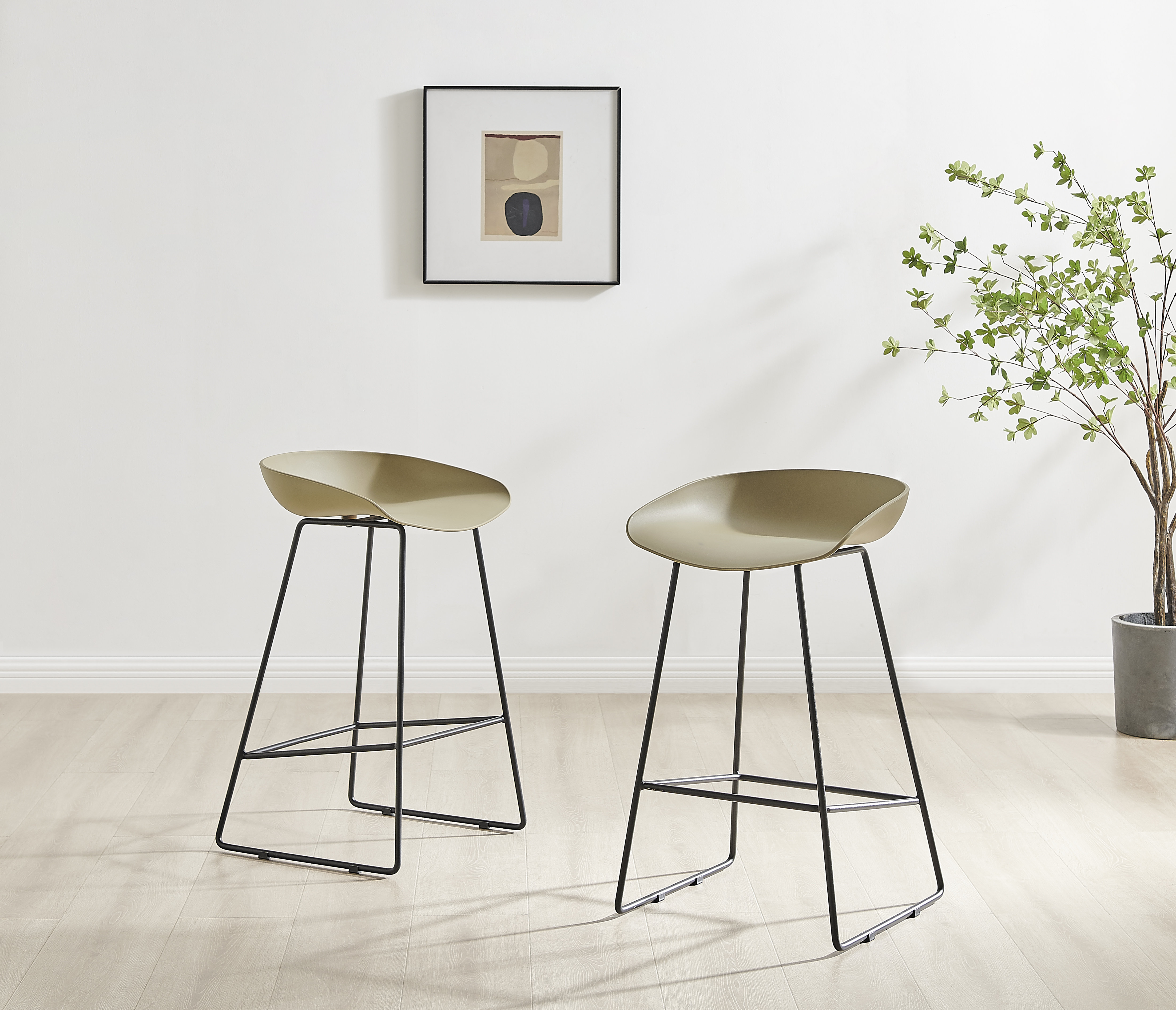 Borough Wharf Lotti 64cm Elegant & Minimalist Breakfast Bar Stool ...
