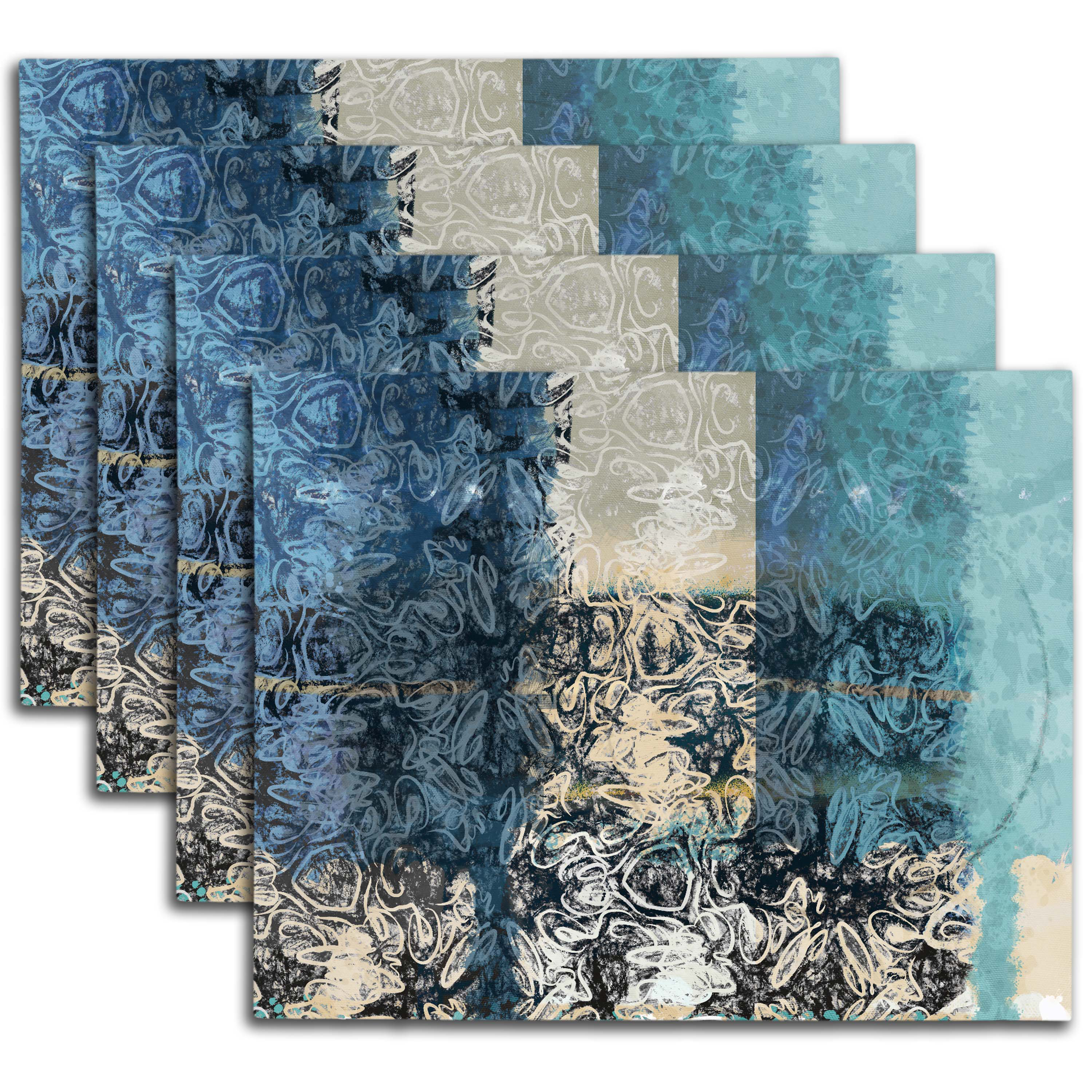 LeRoi Products Polyester Abstract Rectangle Placemat | Wayfair