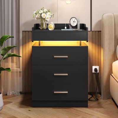 floor level bedside table