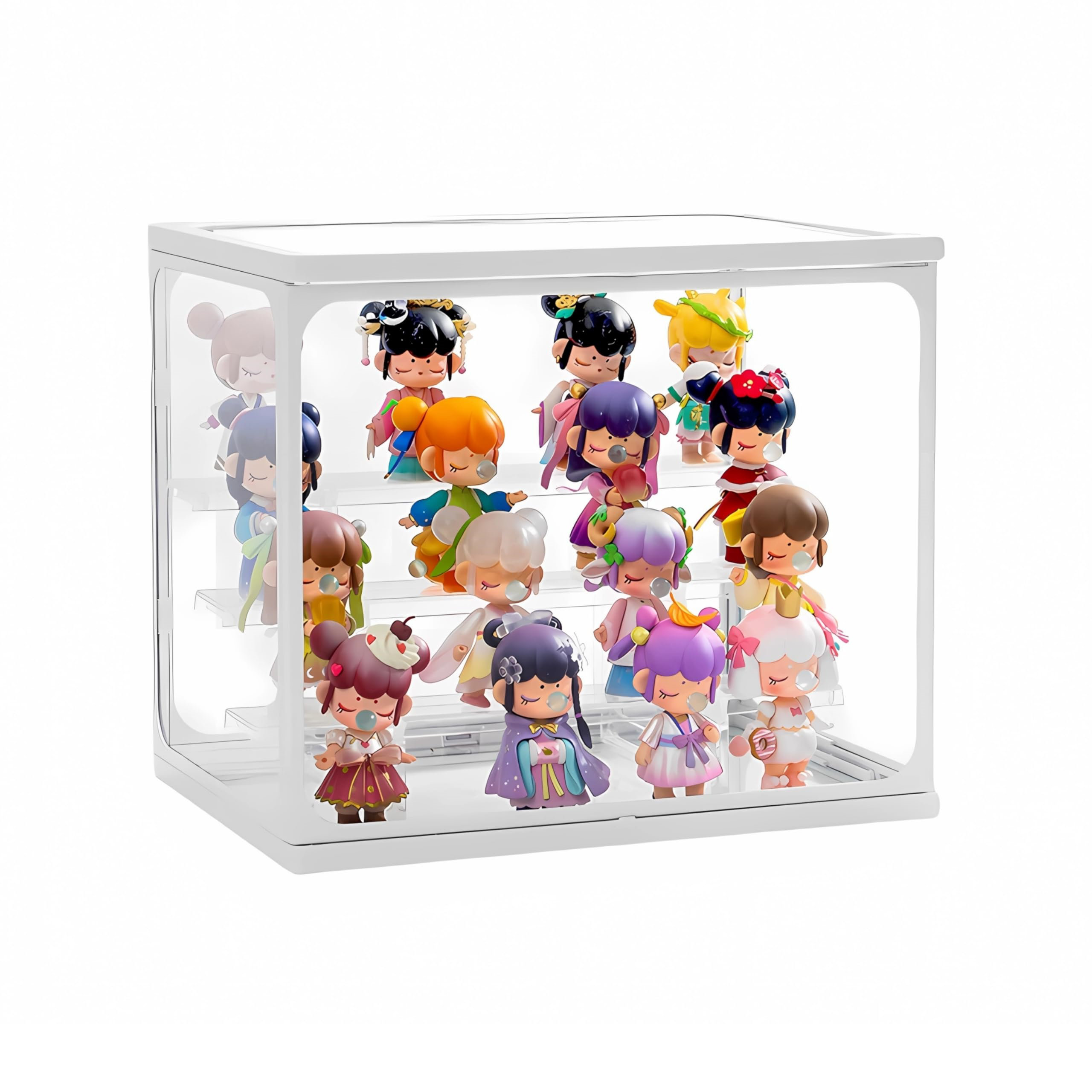 HIRVOK Tempered Glass Display Case | Wayfair