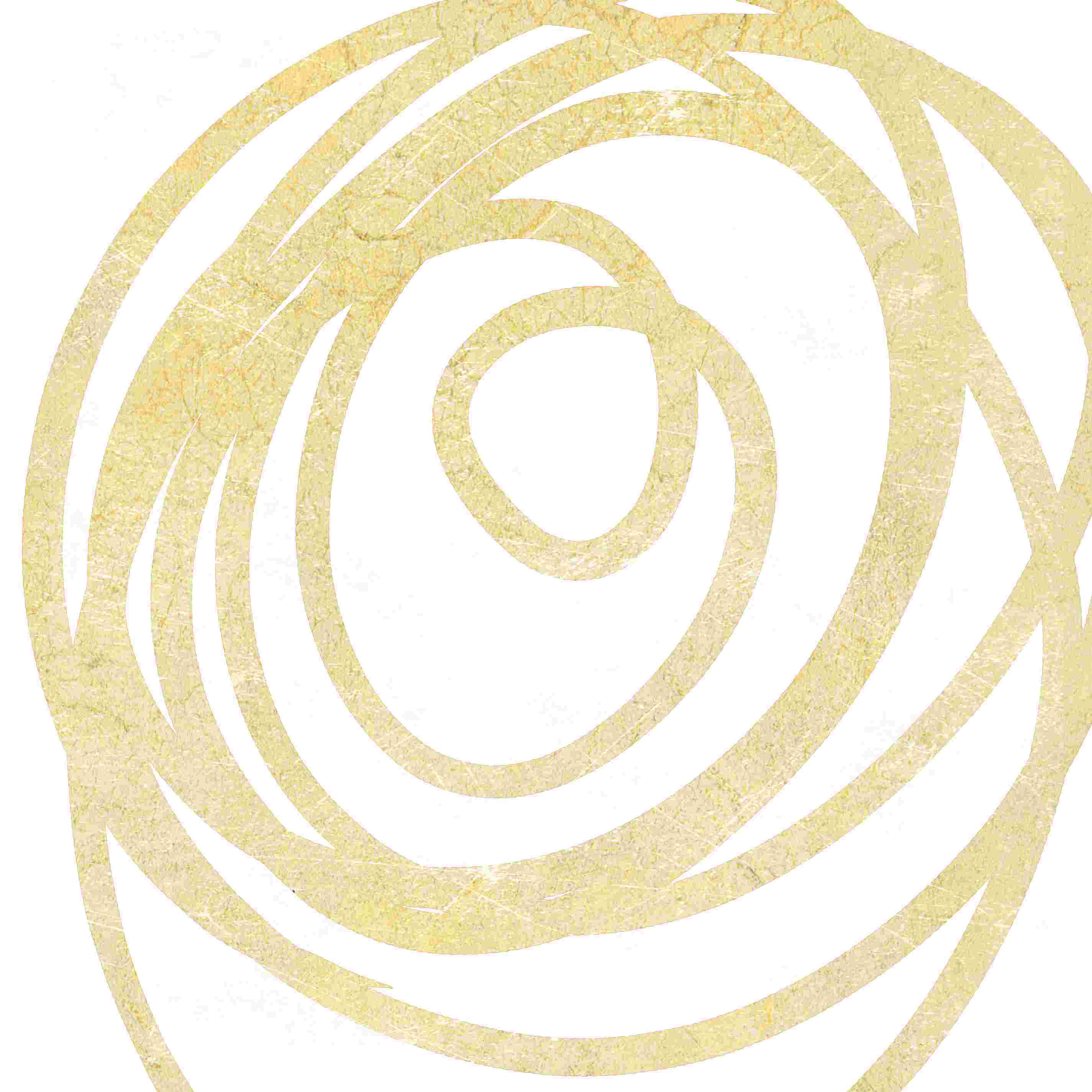 Wrought Studio™ Golden Swirl 1 - Wrapped Canvas Graphic Art | Wayfair