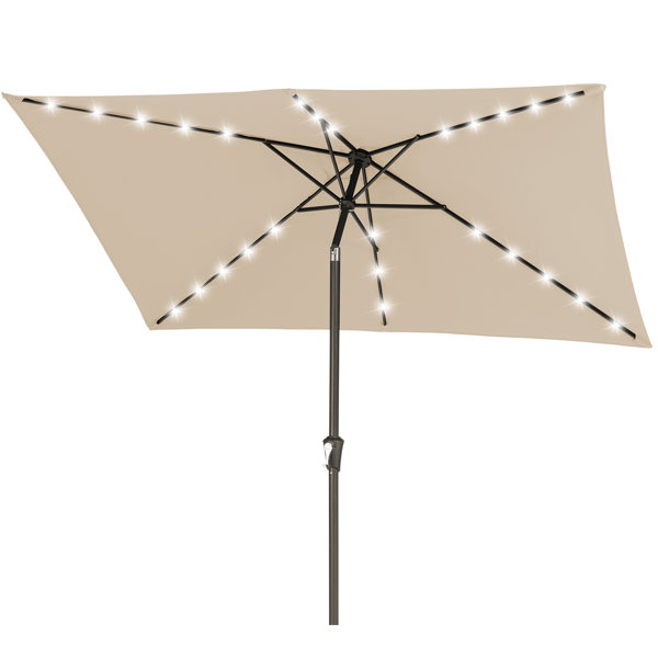 Arlmont & Co. 6.5x10 FT Rectangular Outdoor Patio Market Lighted ...