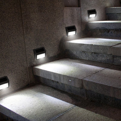 gigalumi Silver Solar Powered Integrated LED Step Light & Reviews | Wayfair