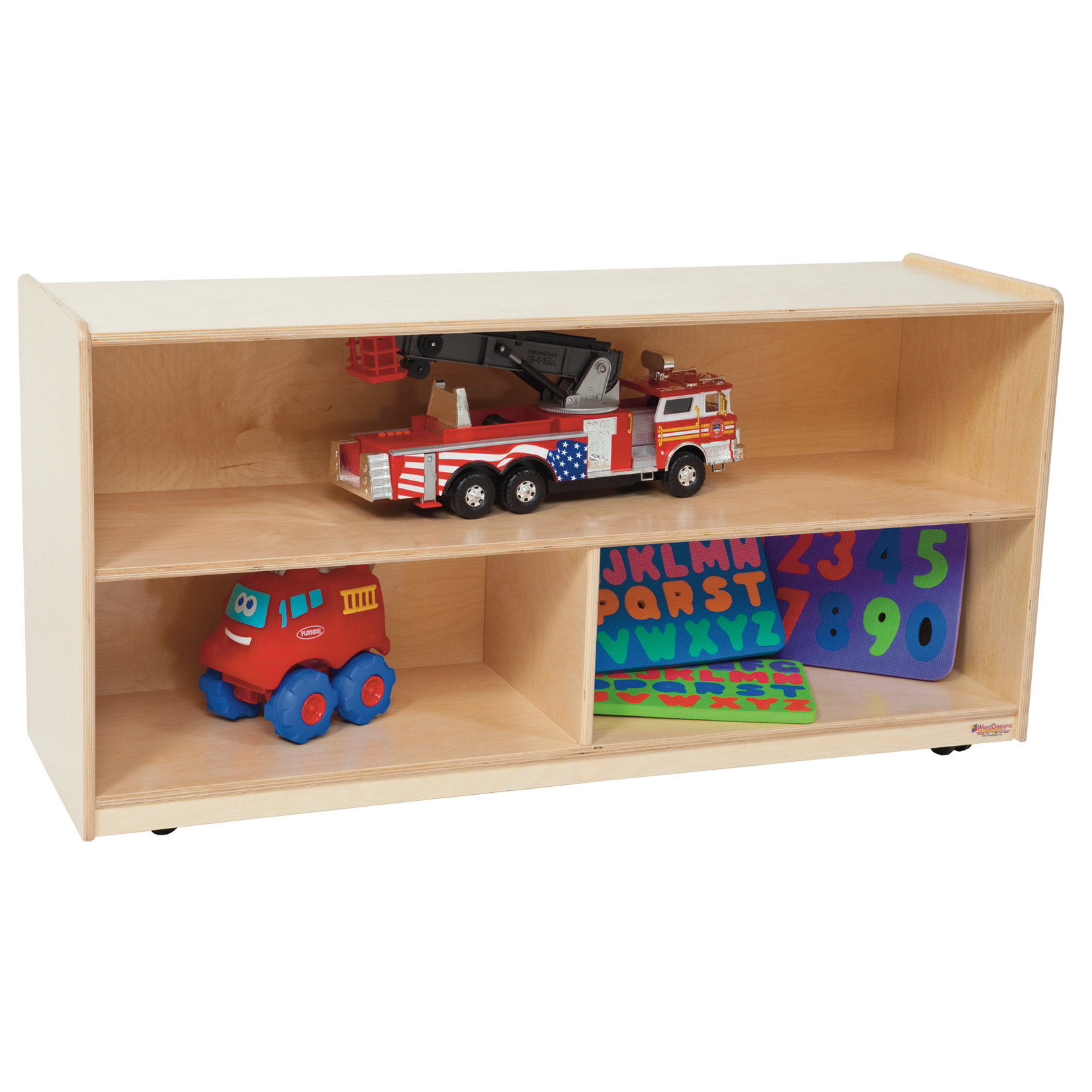 Wood Designs Natural Environments 2 Compartment Shelving Unit | Wayfair