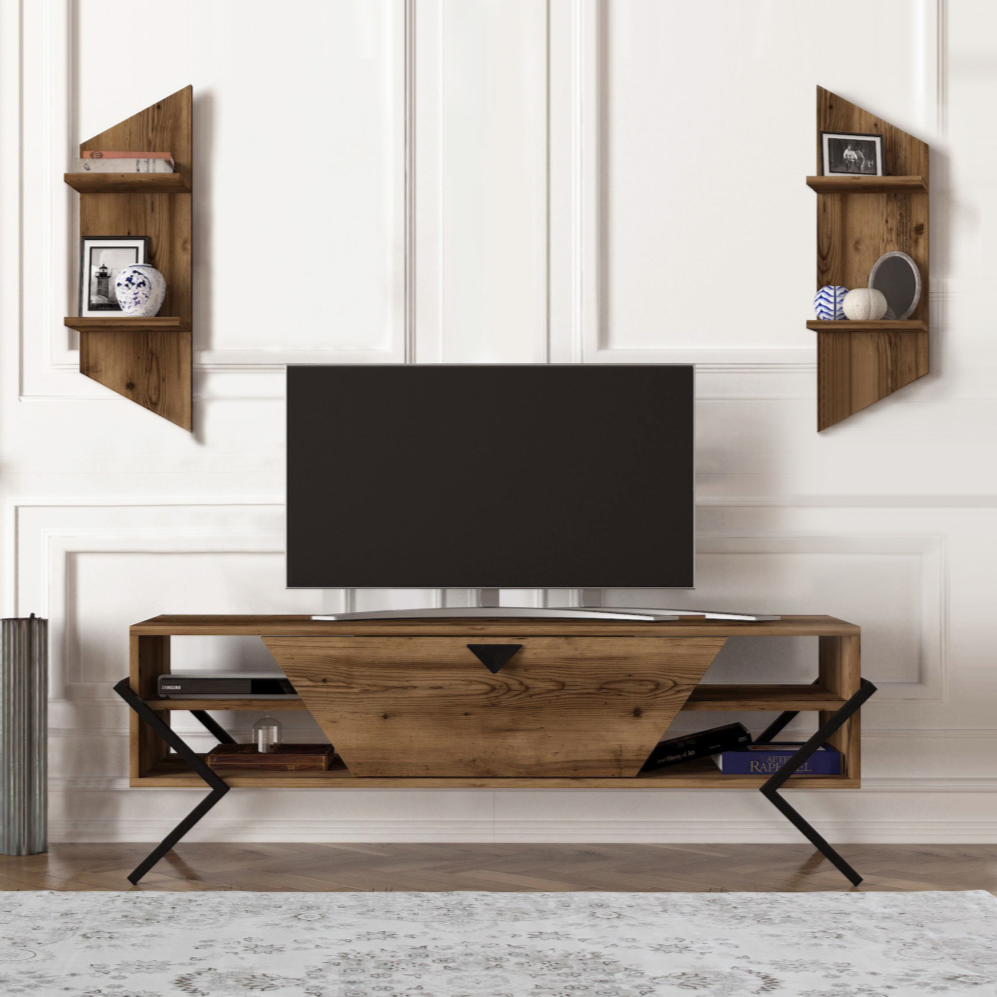 Ebern Designs Wingman 14'' W One-Piece Storage Credenza | Wayfair