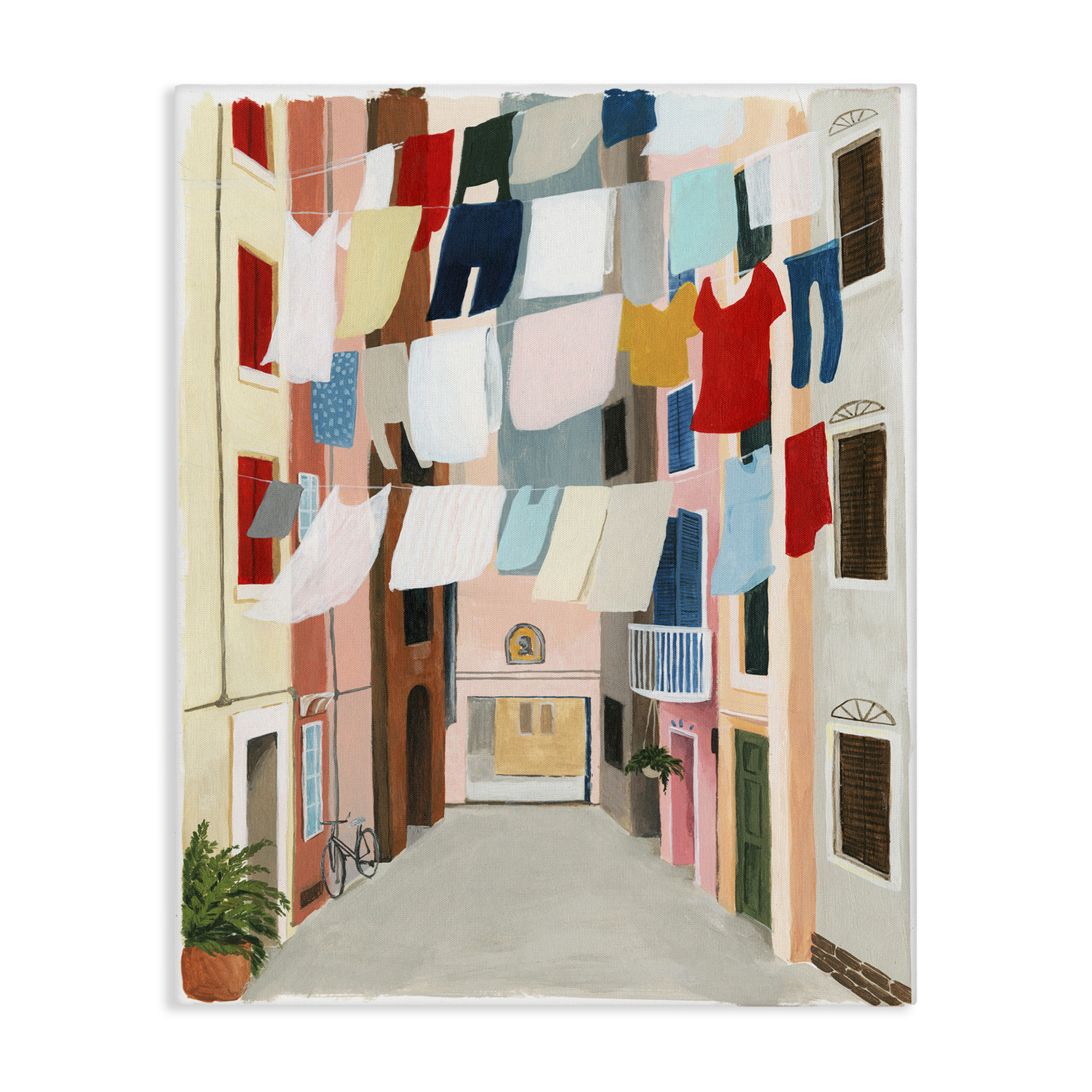 Ebern Designs 'Colorful Laundry Day' Print & Reviews | Wayfair