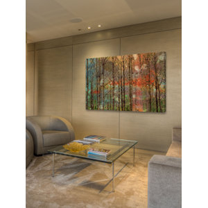 Winston Porter Annegreth Through the Trees - Wrapped Canvas Print ...