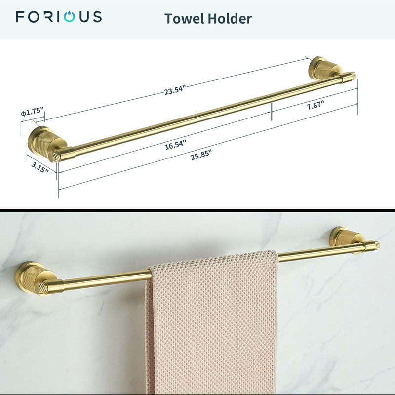FORIOUS 3 - Piece Bathroom Hardware Set "& Reviews" | Wayfair