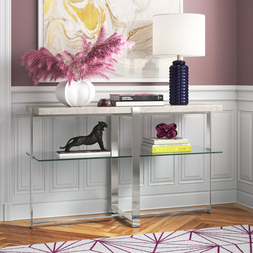 Wayfair | Chrome Console Tables You'll Love in 2023