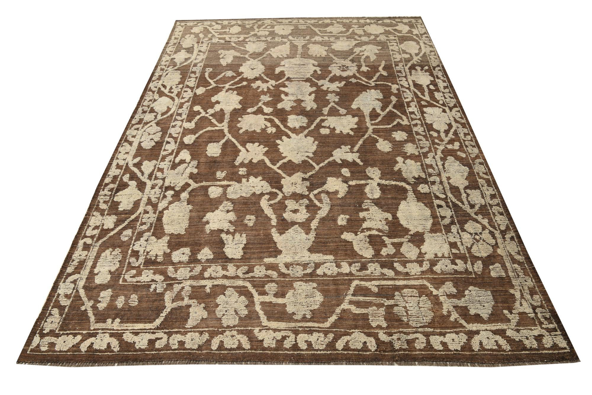 Isabelline Jose Dark Brown Rug | Wayfair