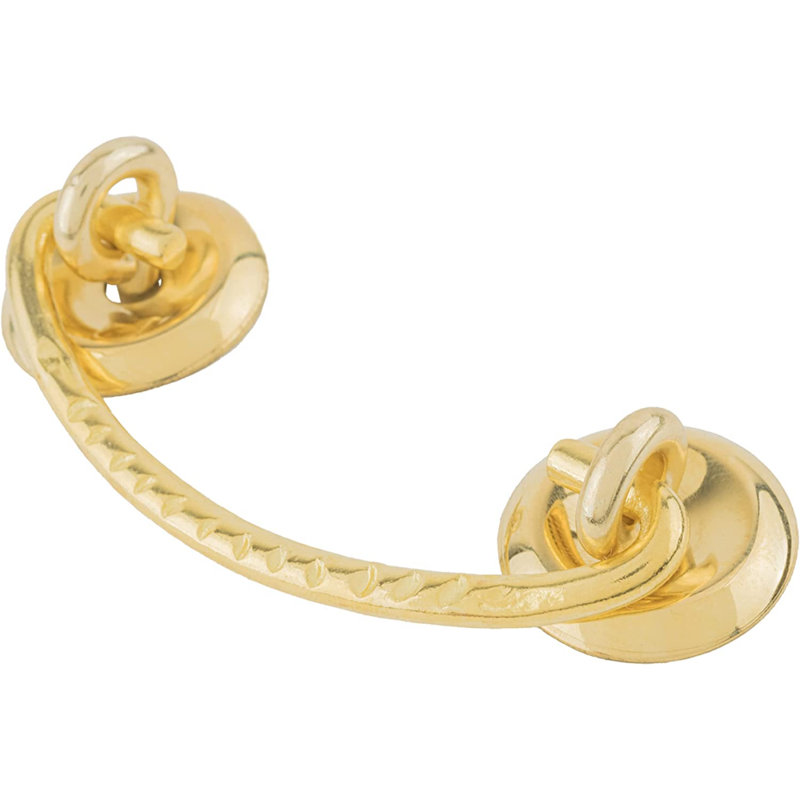 UNIQANTIQ HARDWARE SUPPLY Classic Style Small Solid Brass Drawer Bail ...