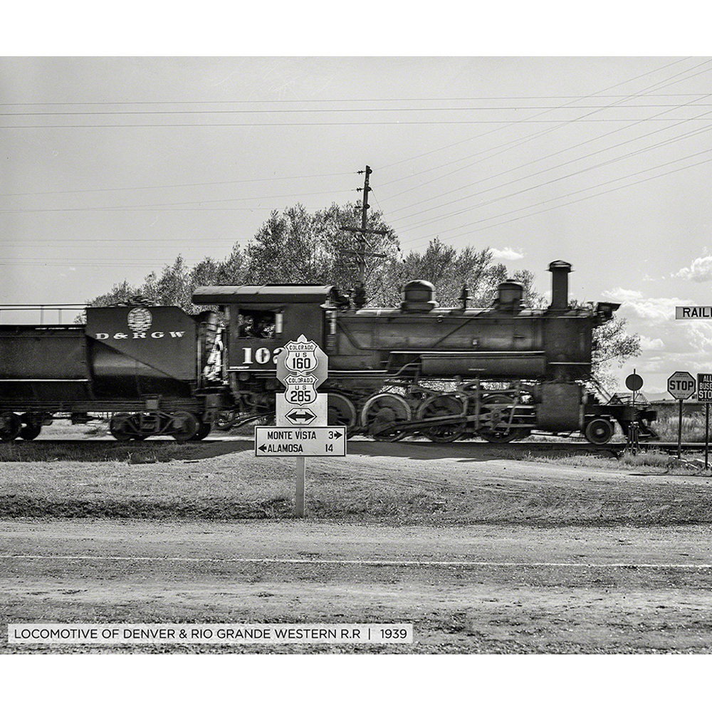 Ebern Designs Locomotive of Denver and Rio Grande Western RR, Historic ...