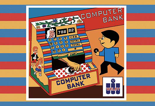 Buyenlarge 'Computer Bank' Vintage Advertisement | Wayfair