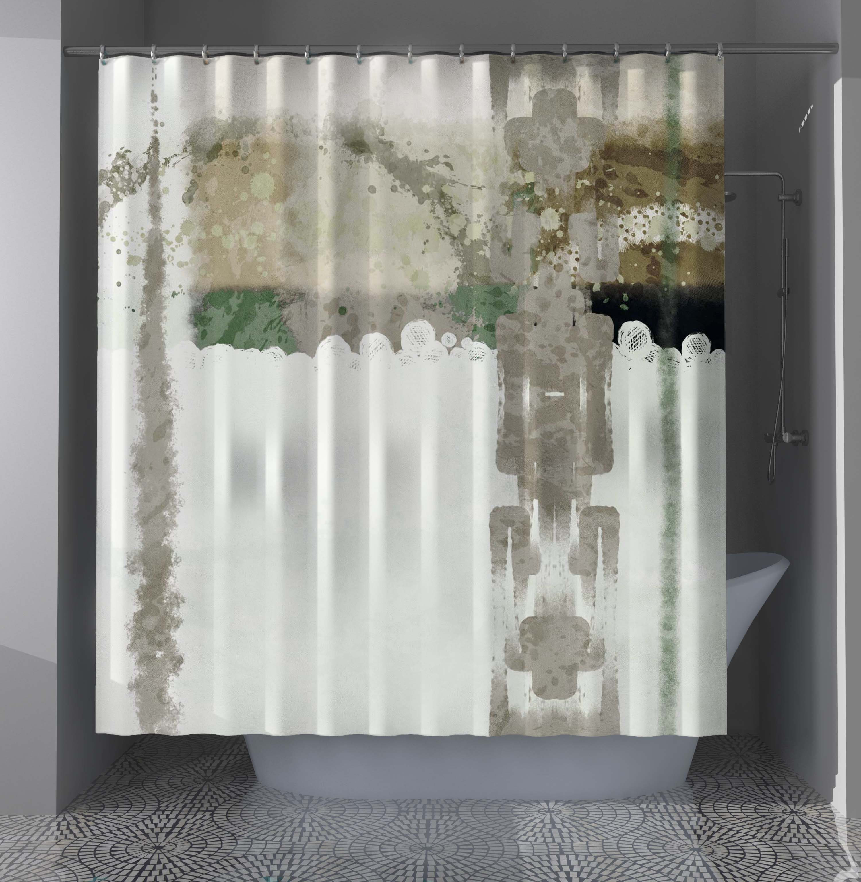 LeRoi Products Sound Unblemished Designer Shower Curtain - Wayfair Canada