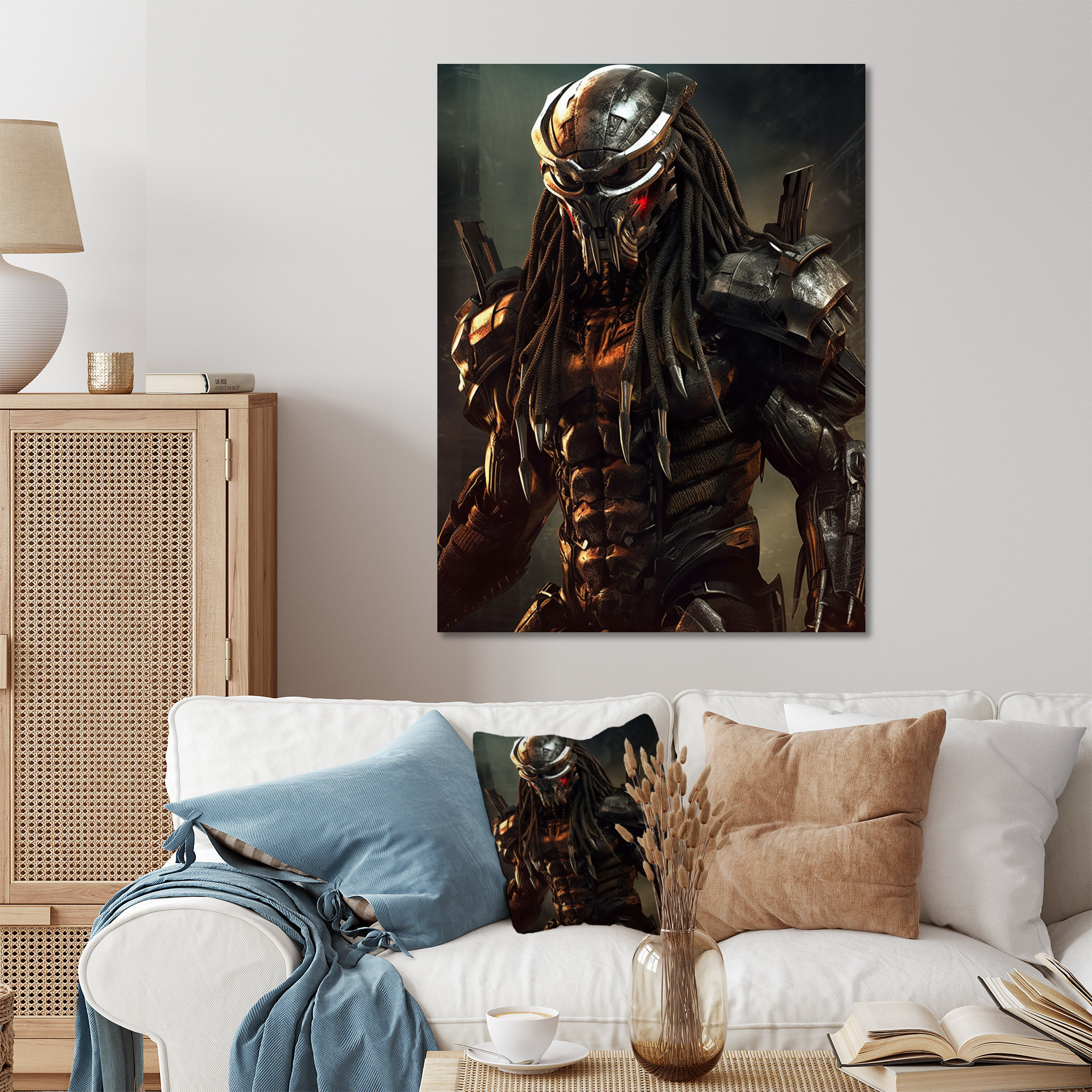 Trinx Cosmic Alien Preda I - Alien Metal Wall Art - Wayfair Canada