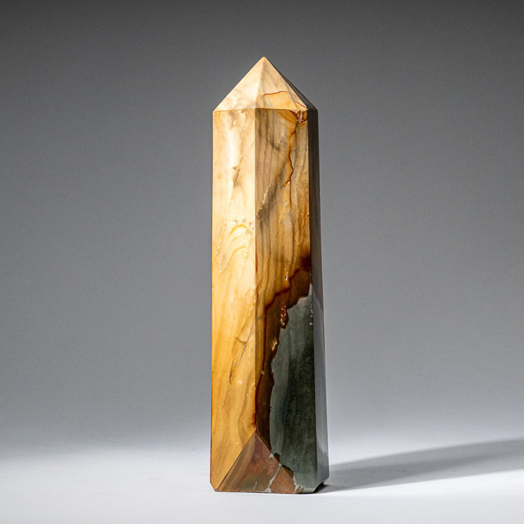 Astro Gallery of Gems Polished Polychrome Point from Madagascar (2.1 ...