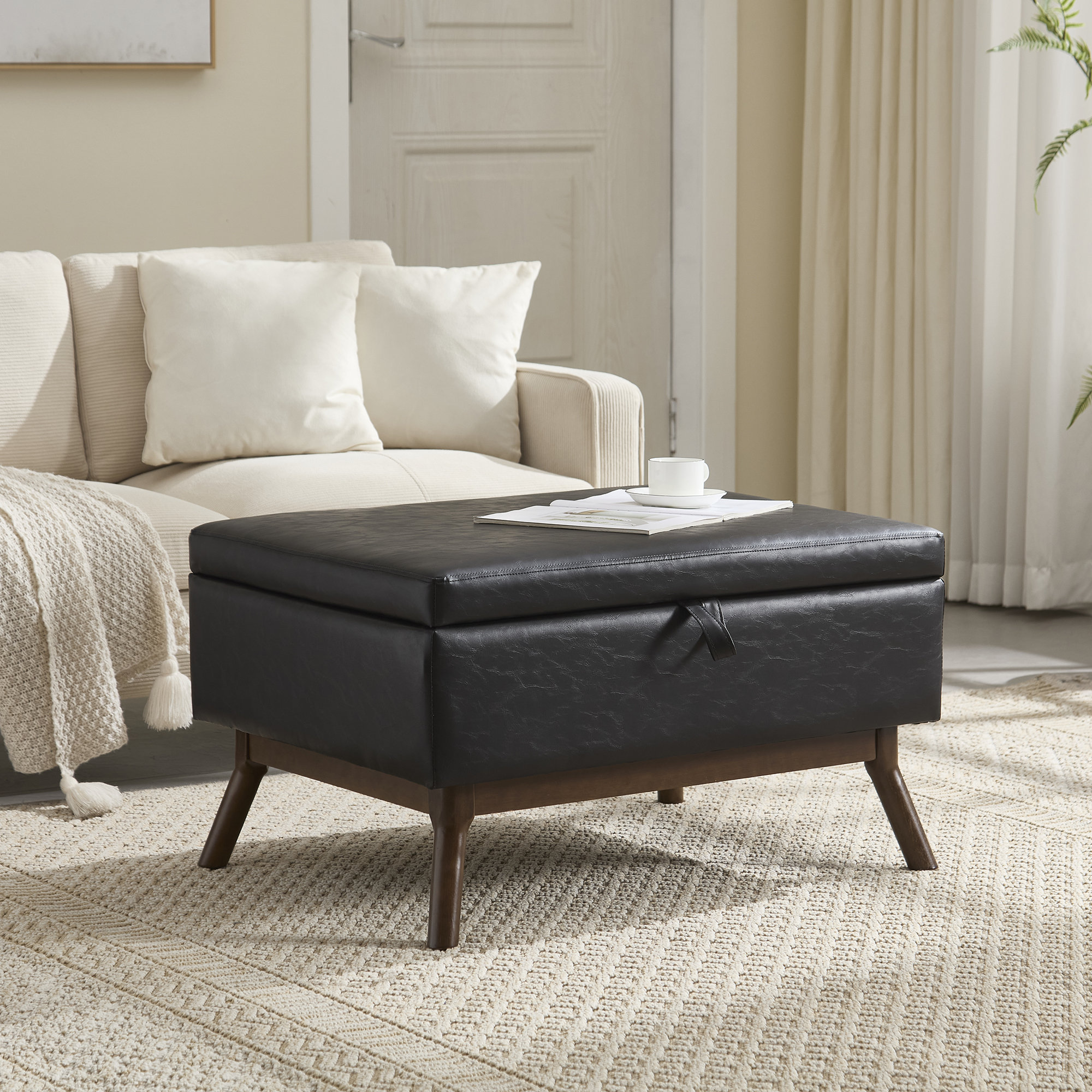 Corrigan Studio Modern Style Square Storage Coffee Table, Suitable For ...