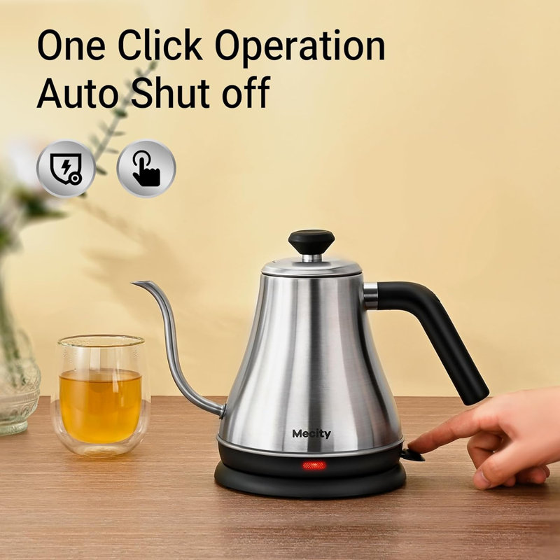 GLETED Stainless Steel Gooseneck Kettle | Wayfair