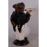 Trinx Kayen Large Bulldog Boxer Butler Statue | Wayfair