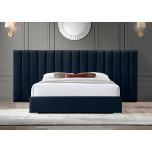 Mercer41 Haymon Velvet Bed & Reviews | Wayfair