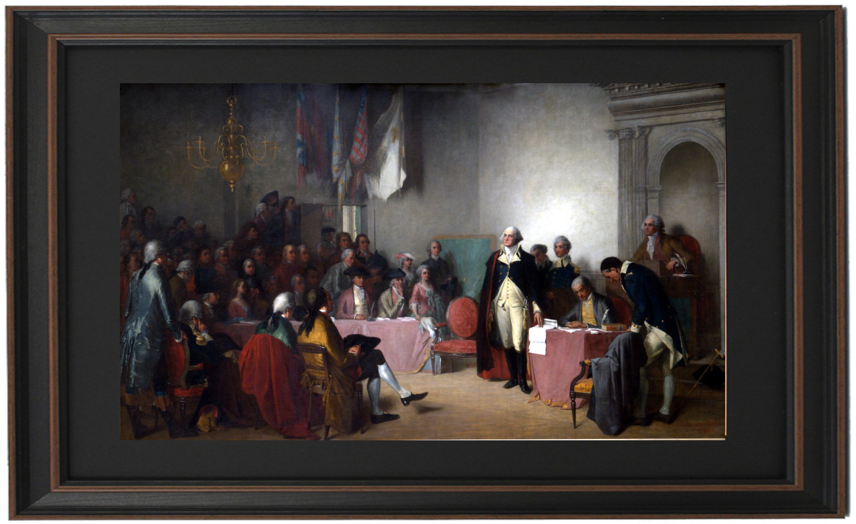 Astoria Grand Washington Resigning his Commission by Edwin White ...