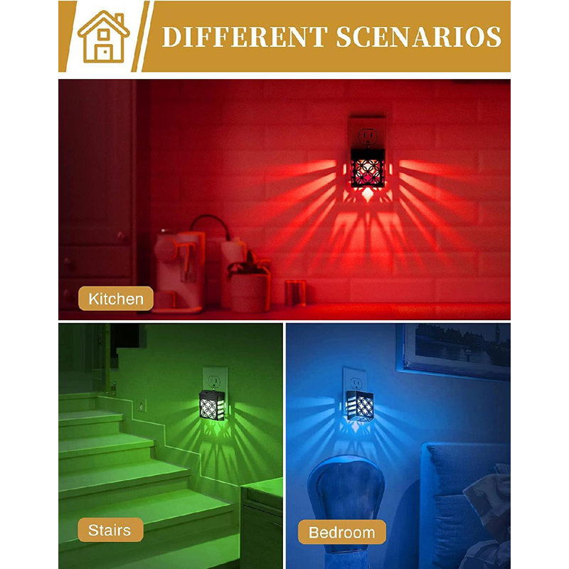 jingjiu2019 Light Sensor Color-Changing LED Night Light | Wayfair