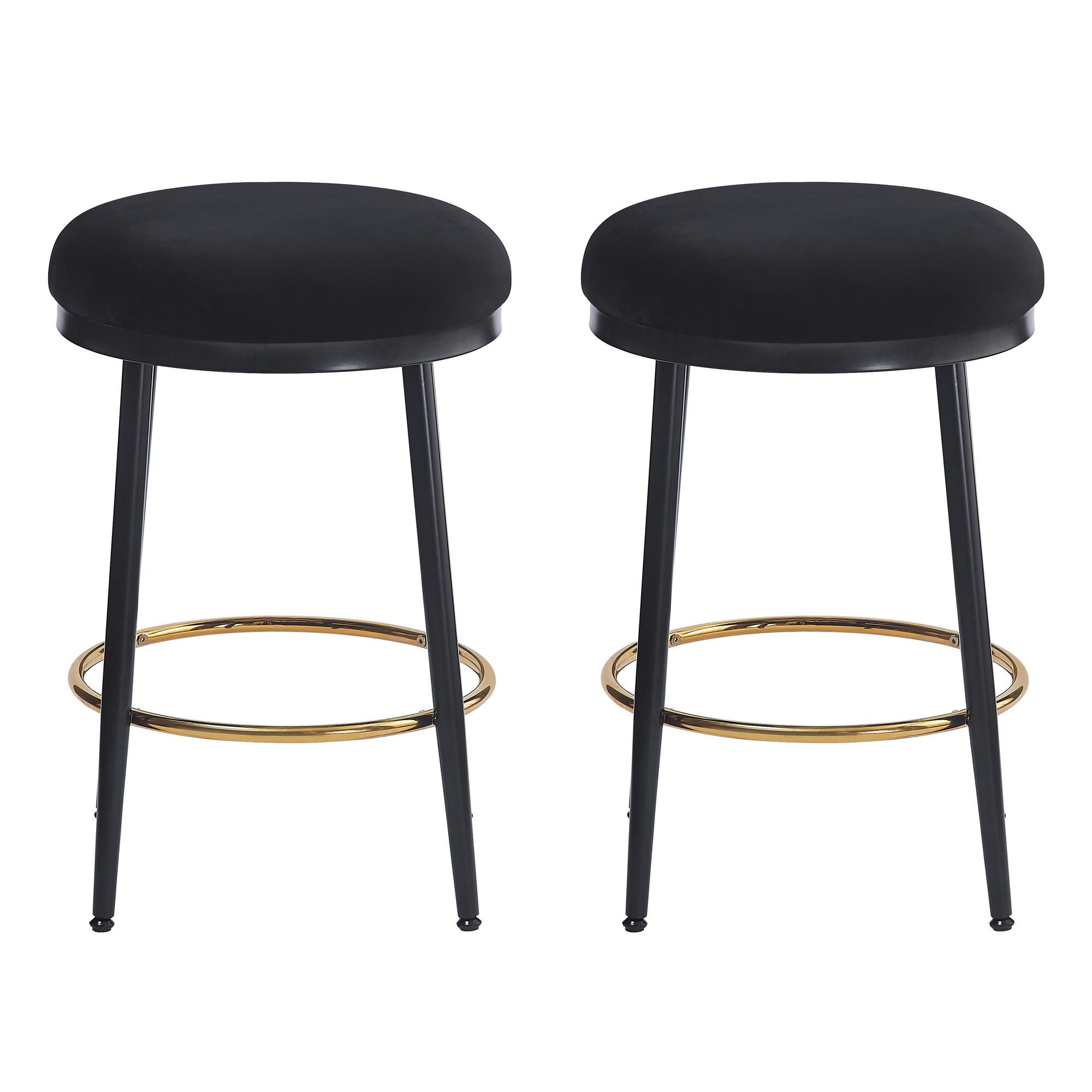 Latitude Run® 24.75'' Modern Counter Stools Set of 2, Counter Stools ...