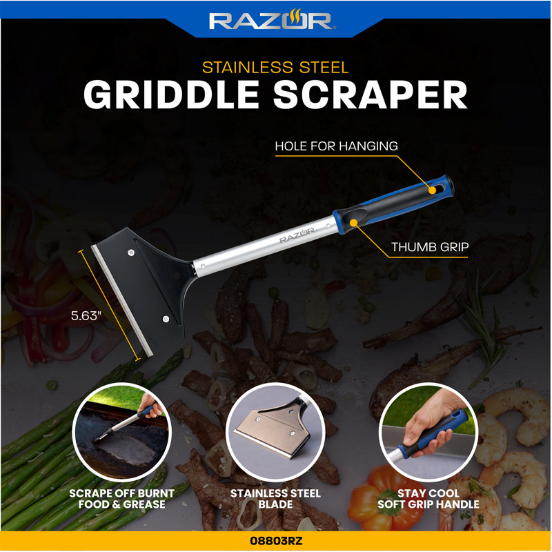 Razor Griddle Scraper | Wayfair