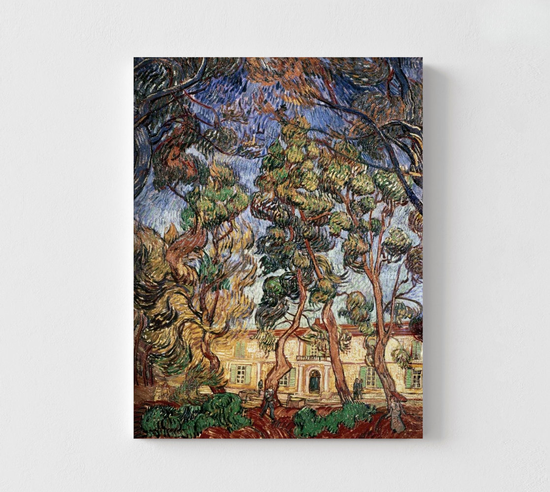 WeFrameArt Trees In The Garden Of Saint-Paul Hospital By Vincent Van ...