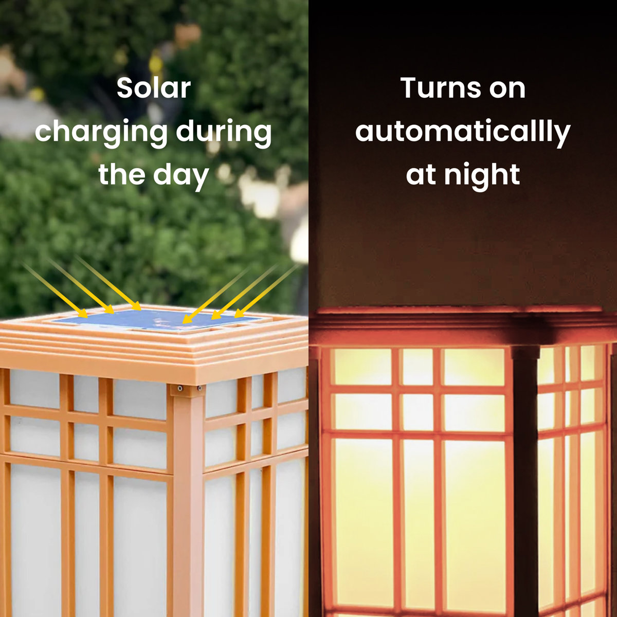 Techko Solar Classic Zen LED Outdoor Lantern Japanese Style & Reviews ...