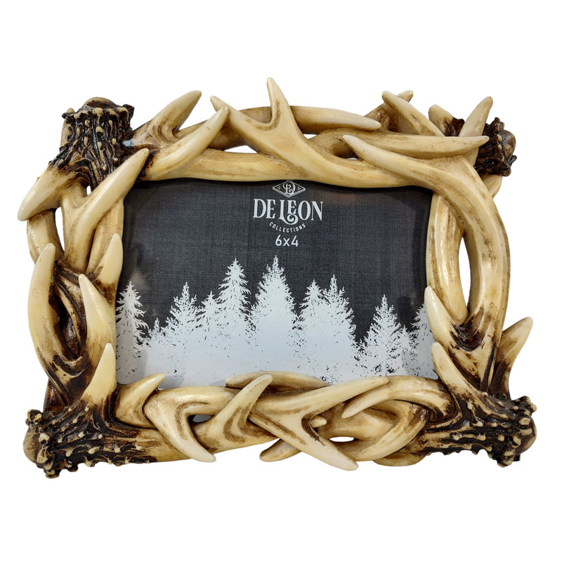 De Leon Collections Polyresin Intertwined Deer Buck Stag Antler Rustic ...