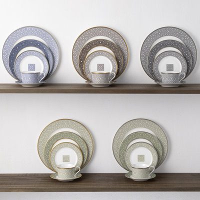 Noritake Infinity Dinner Plates, 11" | Wayfair