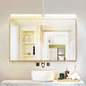 Lepotec 3Colors Bathroom Vanity Lighting, 64LED with 10 Levels Plug-in ...