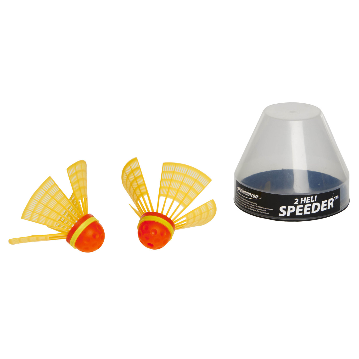 Speedminton Heli Speeder (2 Pack) for Crossminton and Speed Badminton ...