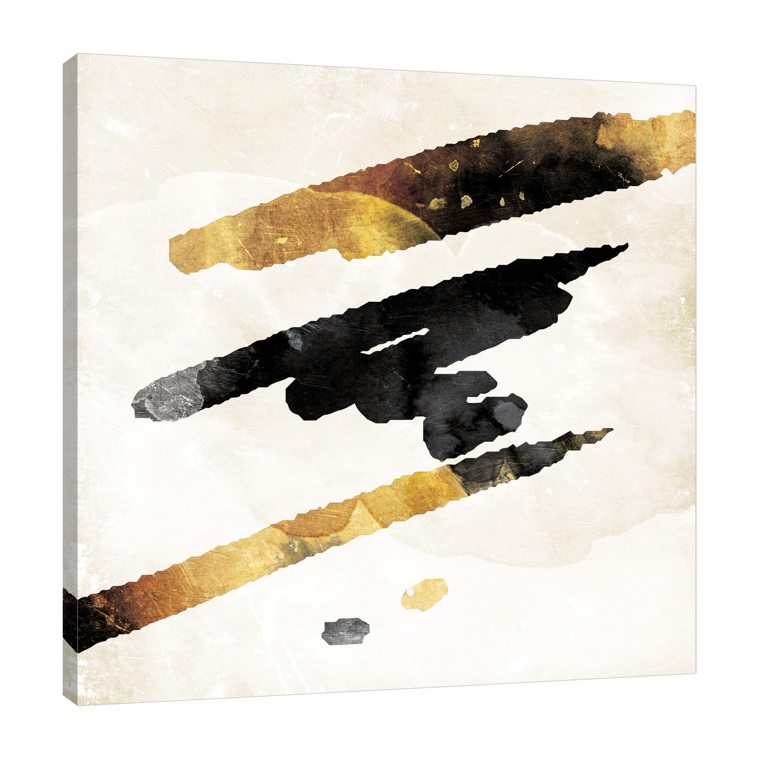 Jaxson Rea Line Dots by Milli Villa - Wrapped Canvas Print | Wayfair