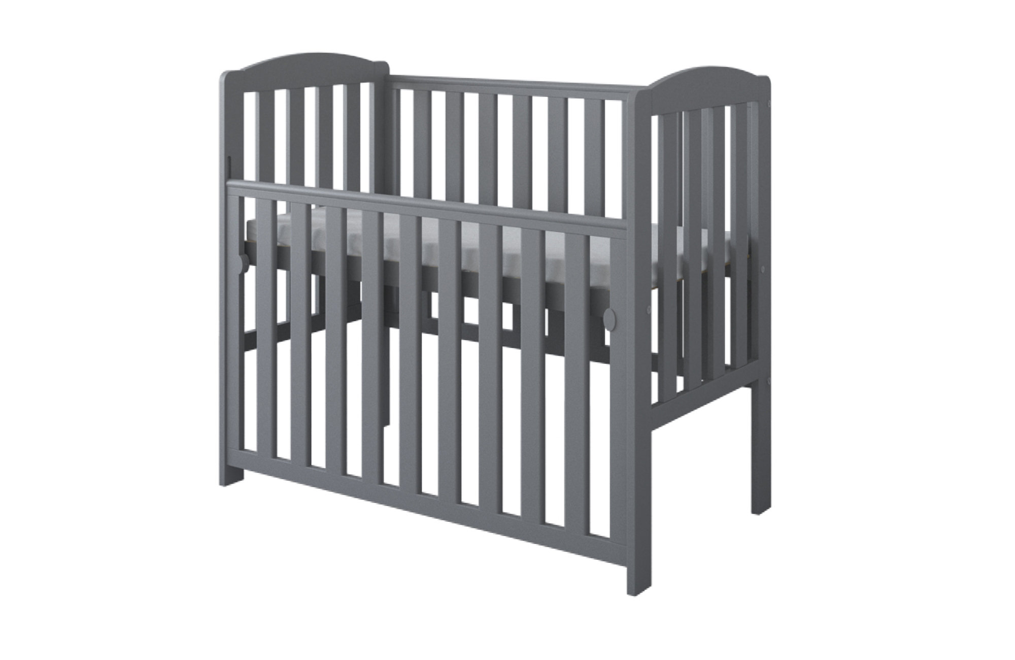 17 Stories Waffi Space Saver Cot Grey With Bamboo Mattress | Wayfair.co.uk