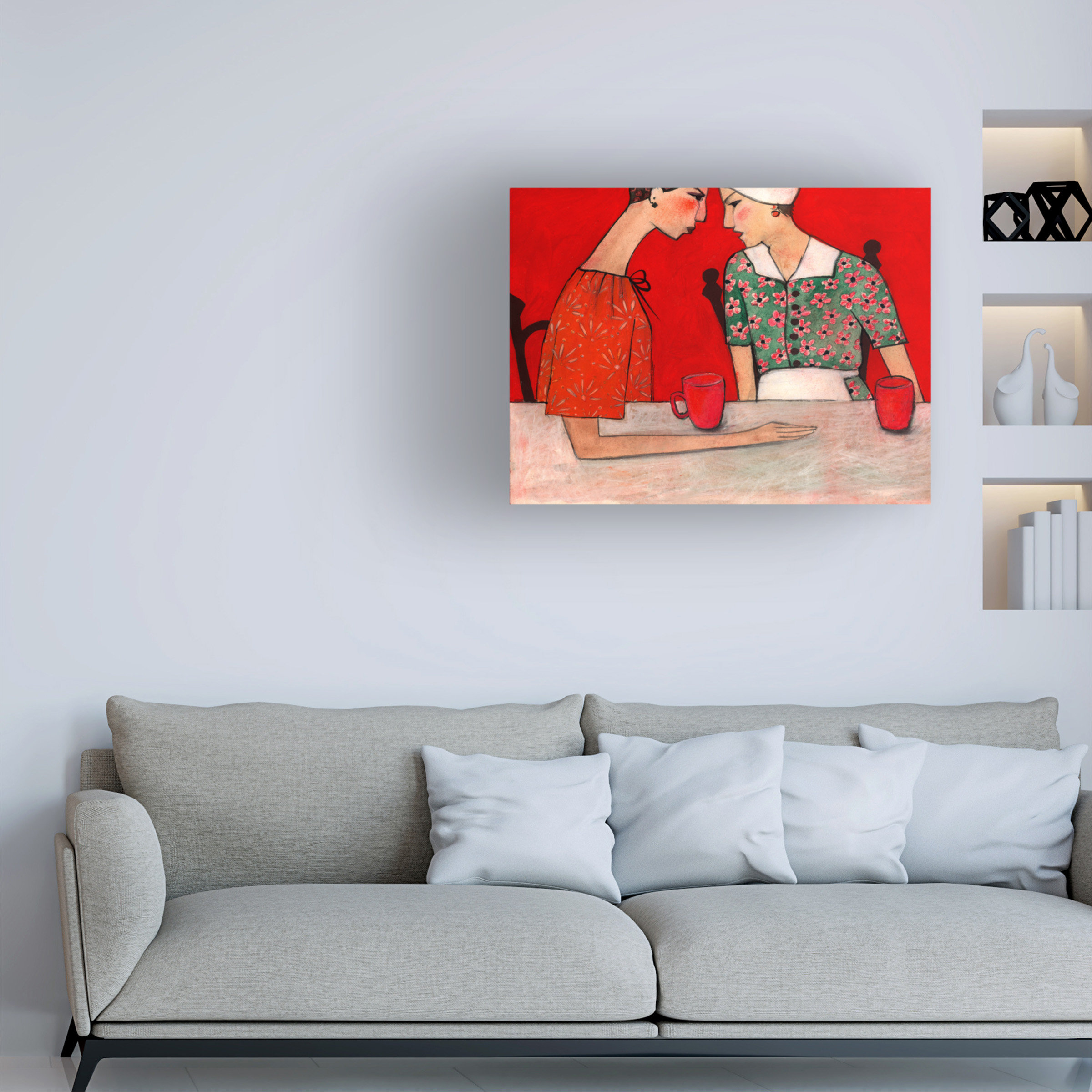 Ebern Designs Bolog Georgiana Chitac Women Canvas Art | Wayfair