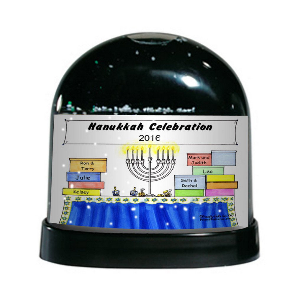 The Holiday Aisle® Friendly Folks Cartoon Caricature Hanukkah Snow ...