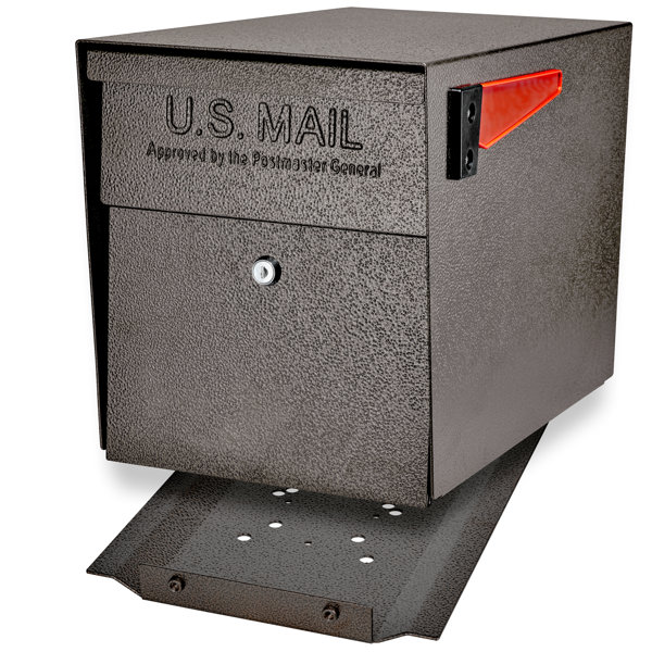 Mail Boss Locking Post Mounted Mailbox & Reviews | Wayfair