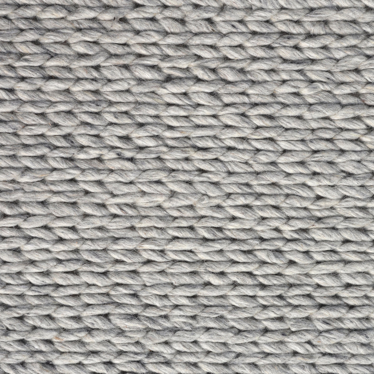 Tufty Home Braided Handmade Medium Pile Weave Cloud Colored Wool Area ...