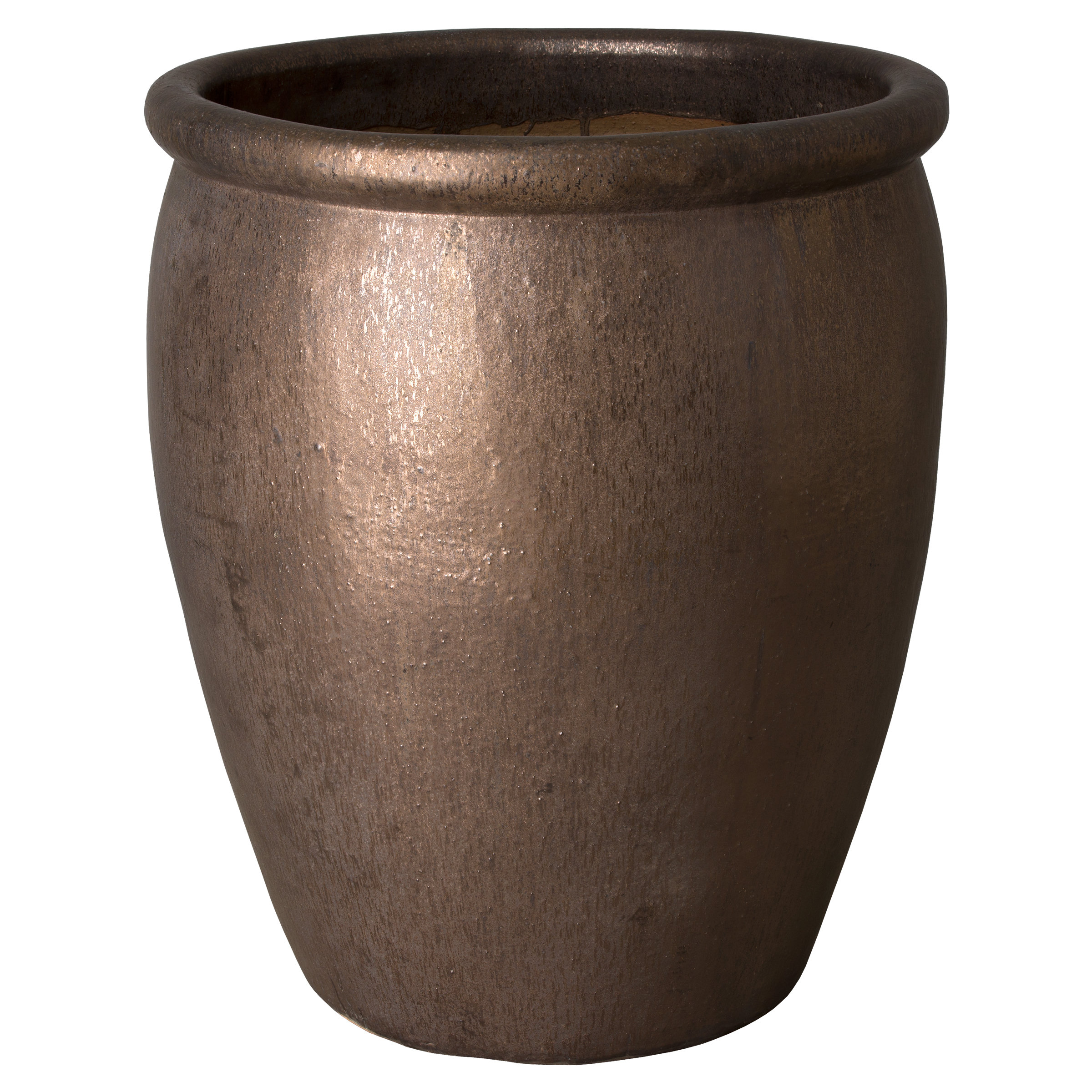 Dakota Fields Steffen RND POT LG, METALLIC | Wayfair