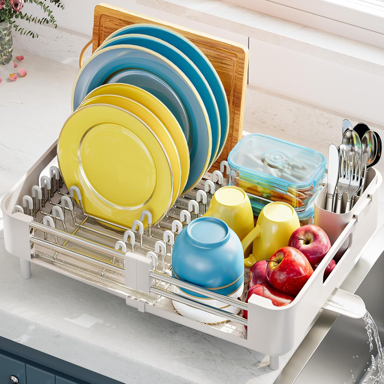 Utibia Adjustable Dish Rack | Wayfair