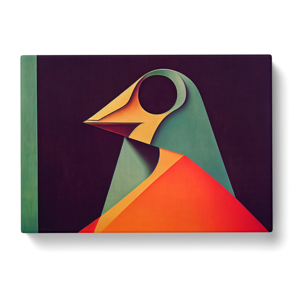 George Oliver Stupendous Abstract Bird - Wrapped Canvas Graphic Art ...