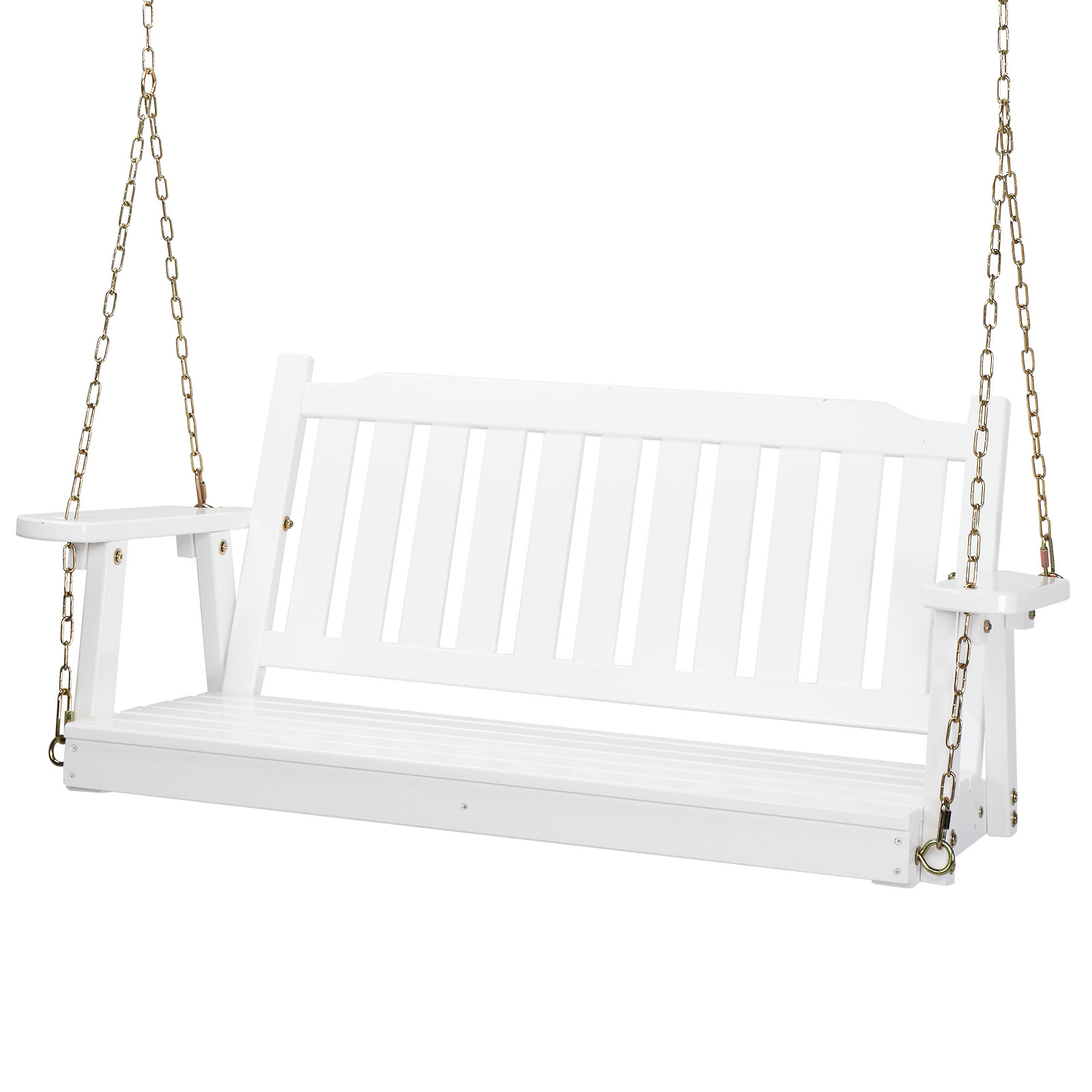 Winston Porter 3.5 Ft Wood Porch Swing For 2-Person - Wayfair Canada