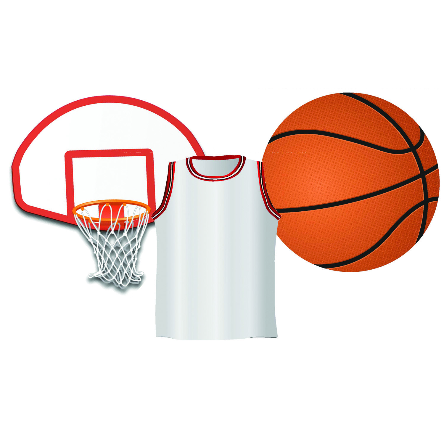Eureka Classroom Basketball Assorted Cut Outs | Wayfair