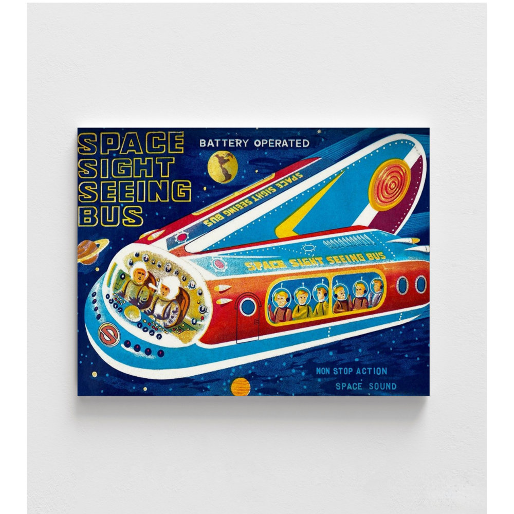 WeFrameArt Old Fashioned Toys Poster, Vintage Toys & Games Print, Twin ...