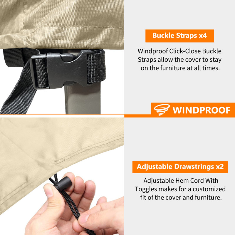 Rebrilliant Water Resistant Patio Table Cover | Wayfair